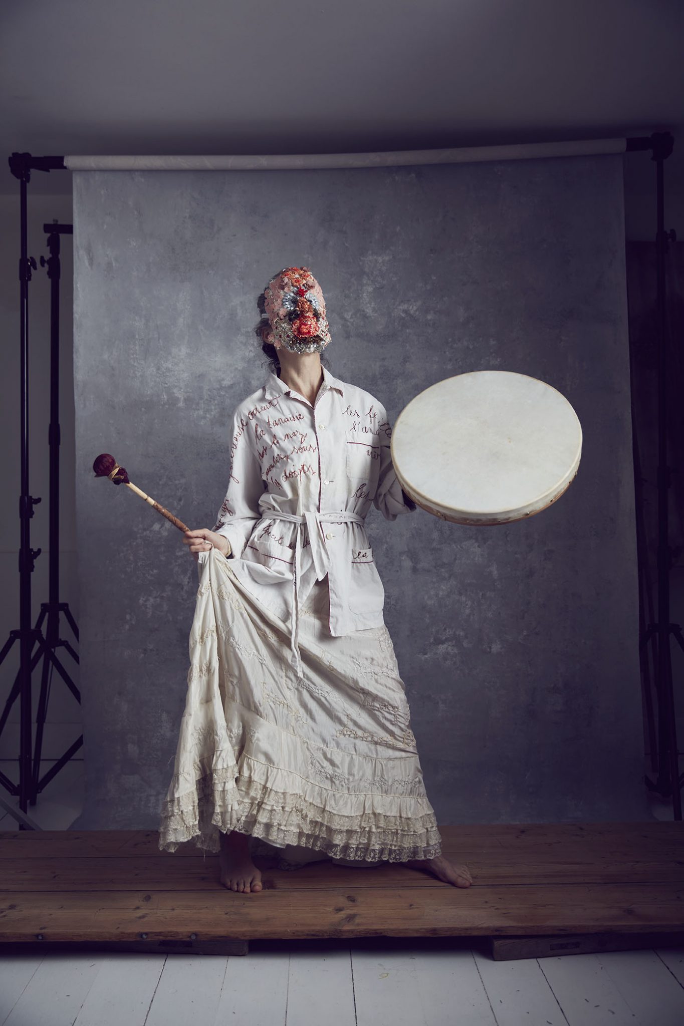 Emma Cassi's textile masks, a tribute to Hilma Af Klint — Cercle