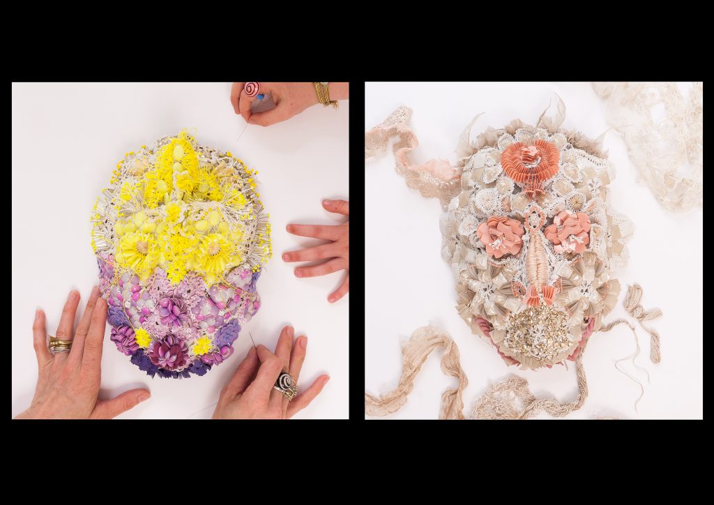 Emma Cassi's textile masks, a tribute to Hilma Af Klint — Cercle